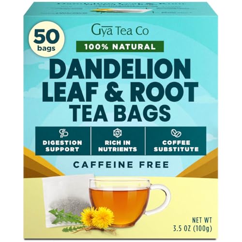 dandelion leaf root tea bags