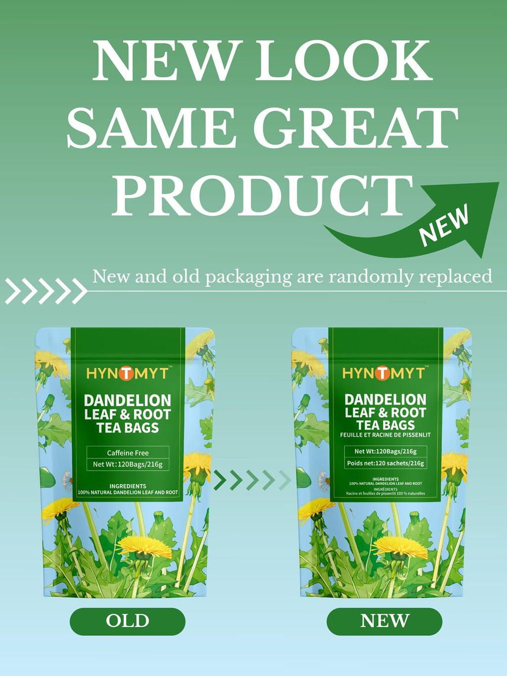 Dandelion leaf tea for daily hydration