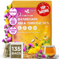 Dandelion milk thistle herbal tea bags