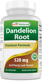 dandelion root capsules for detox
