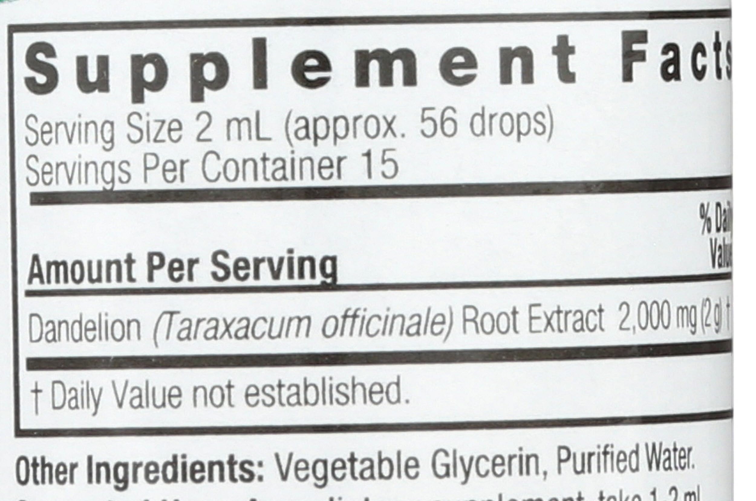 dandelion root extract for detox