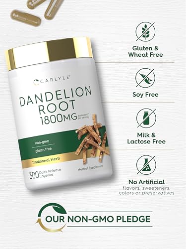 Dandelion root extract for liver support