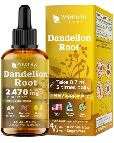 dandelion root extract liquid drops