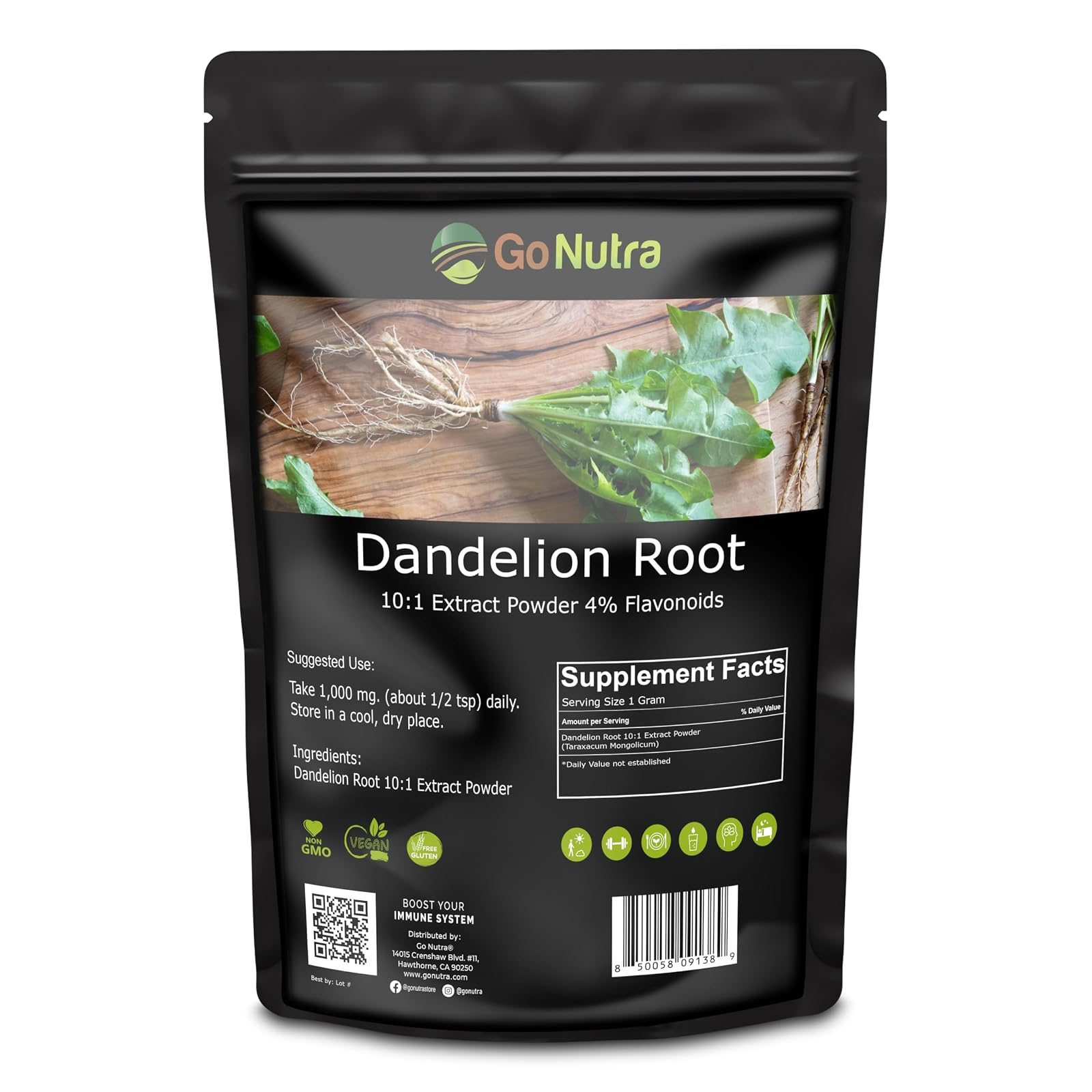 dandelion root extract powder benefits
