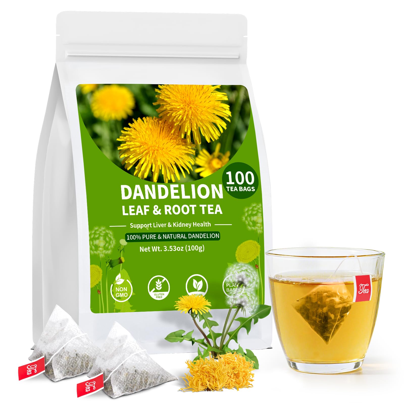 dandelion root herbal detox tea