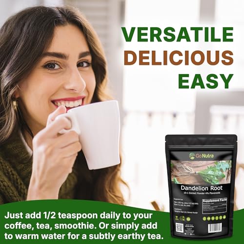 Dandelion root supplement for wellness