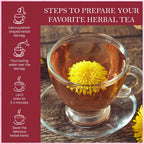 Dandelion root tea for digestion