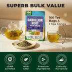 Dandelion root tea for liver health