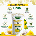 Dandelion root tea for liver health