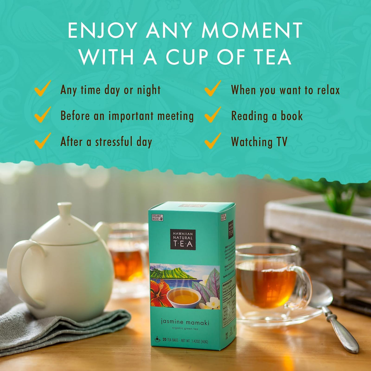 dandelion tea alternative with Mamaki
