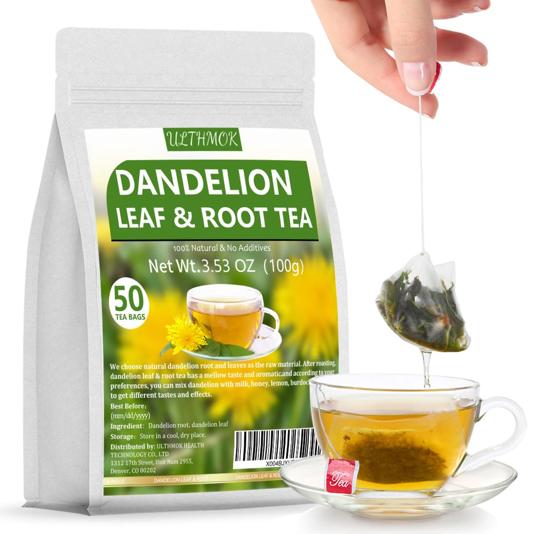 dandelion tea for herbal detox