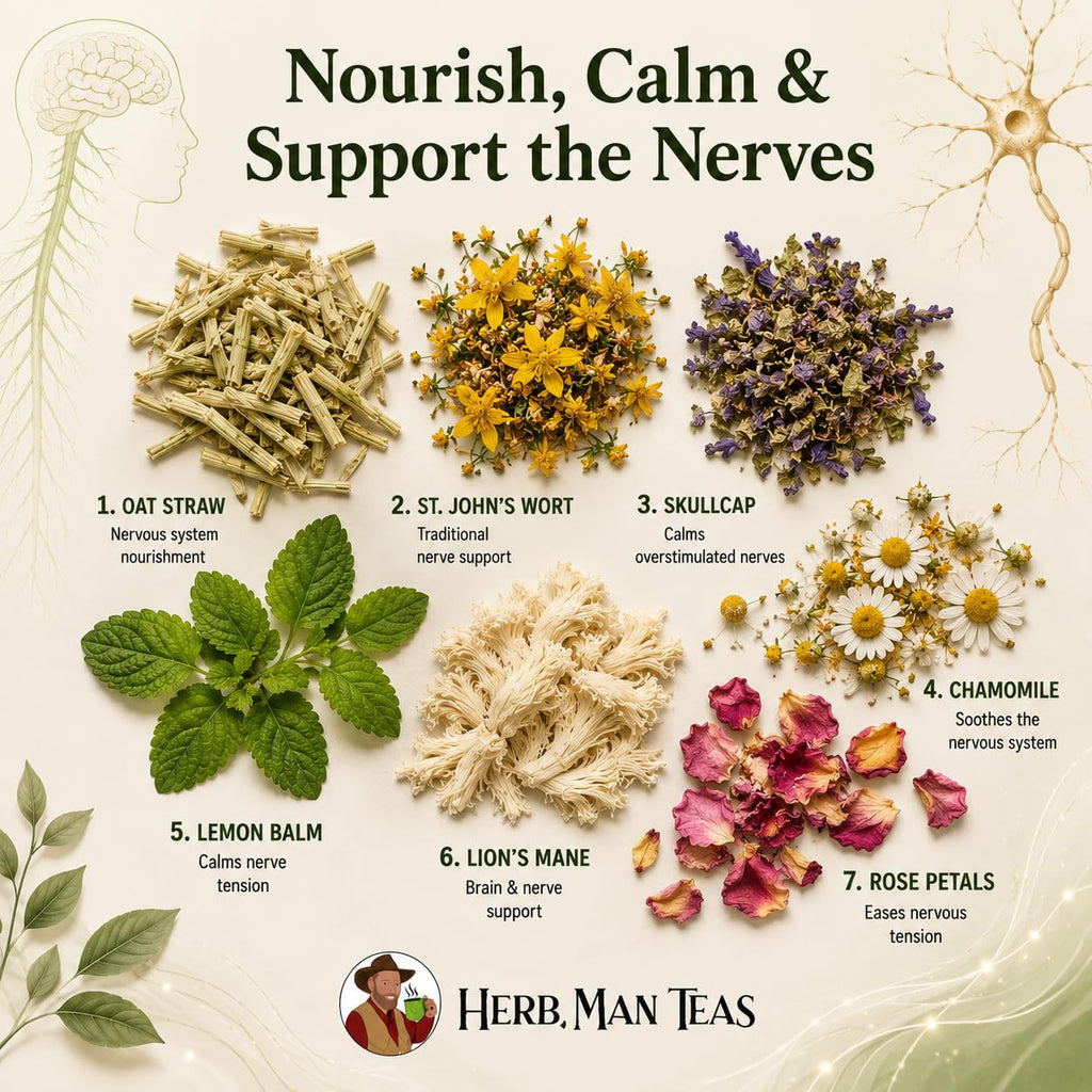 dandelion tea for nerve health