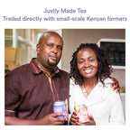 dandelion tea infusion with purple tea