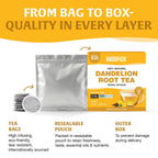 Dandelion tea with 40 teabags