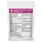 Dandelion tea with milk thistle
