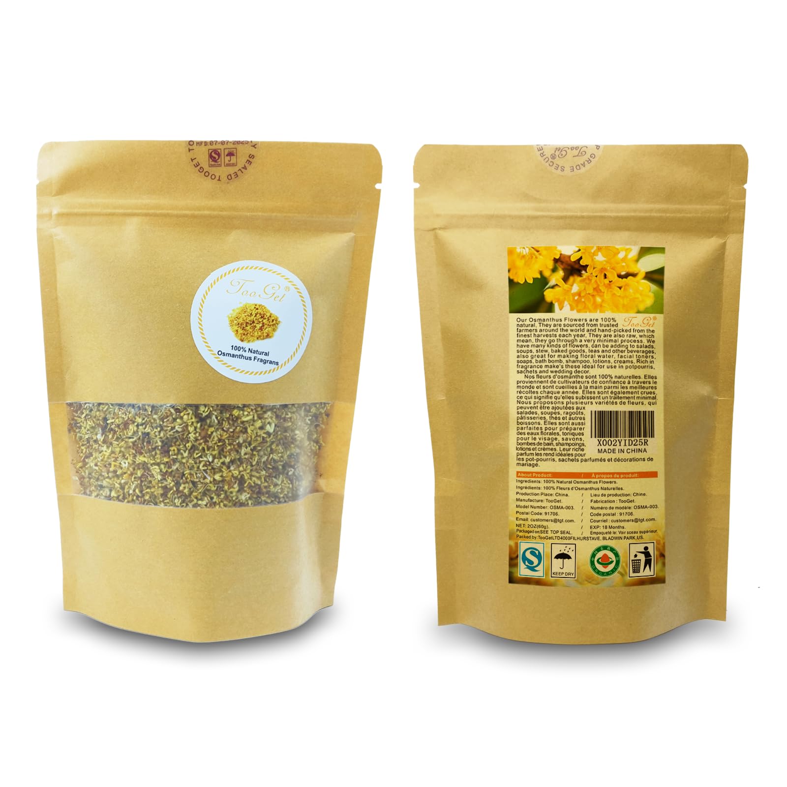 Dandelion tea with osmanthus flowers