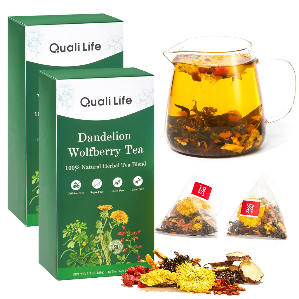 dandelion wolfberry herbal tea packs