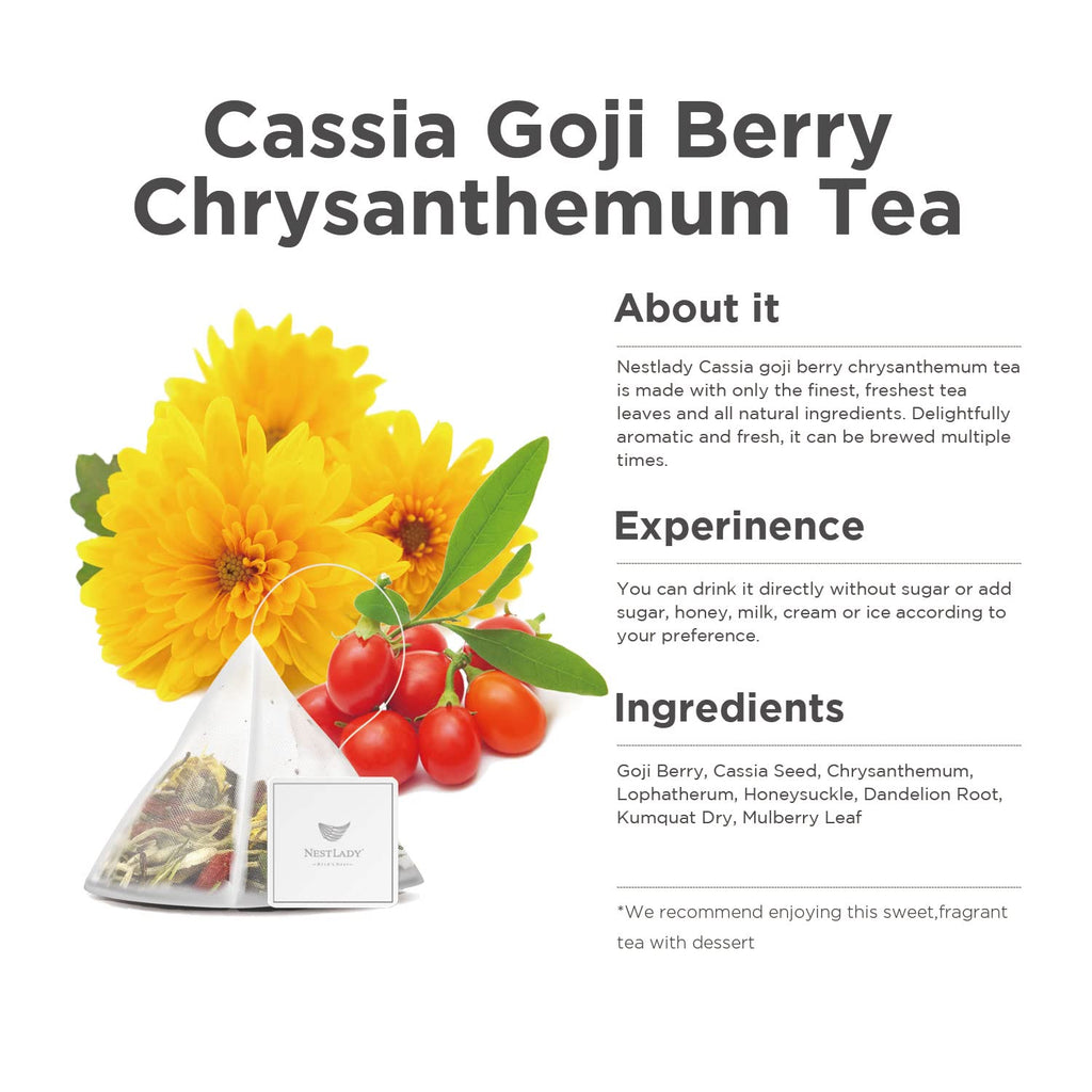 dandelion wolfberry tea bags
