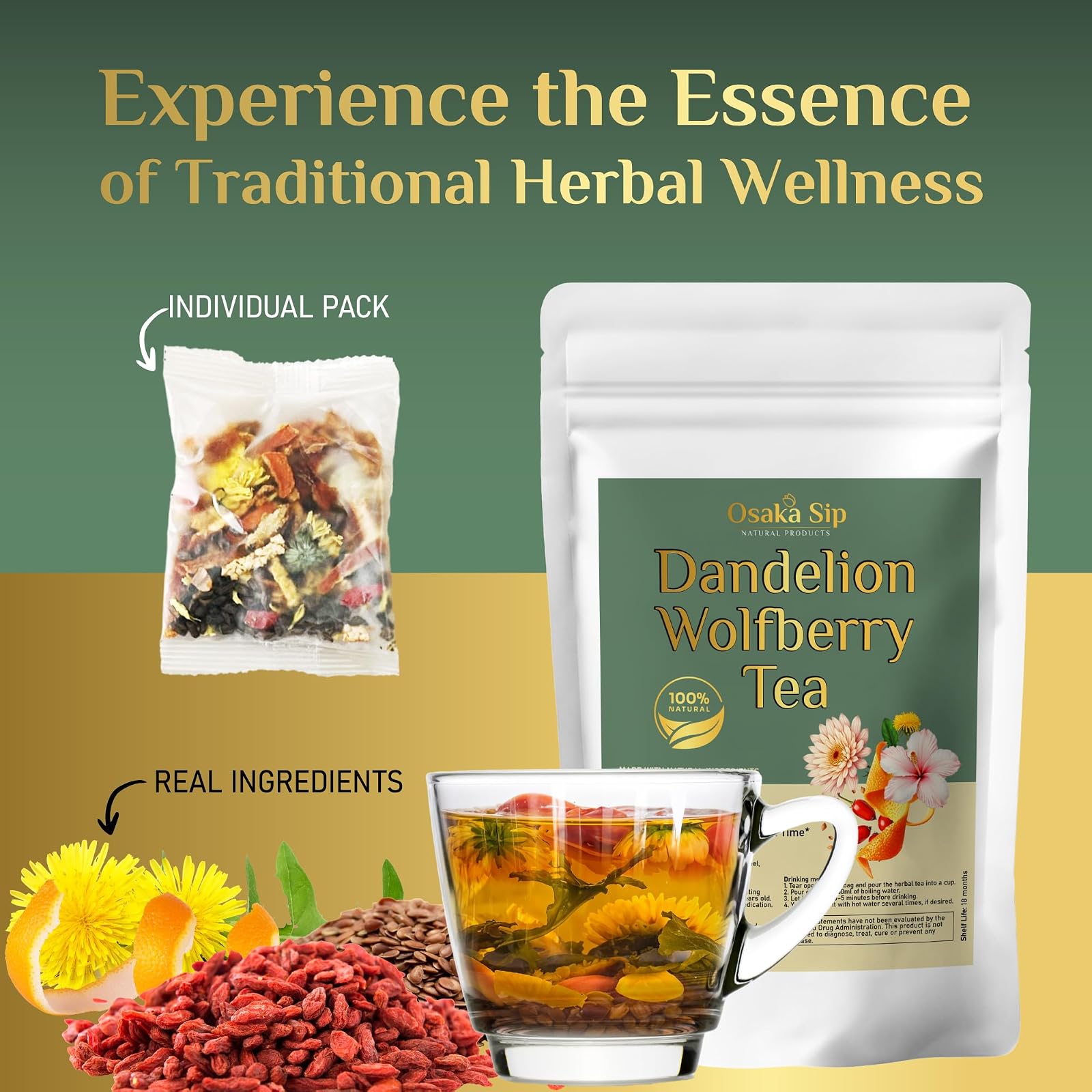Dandelion wolfberry tea benefits