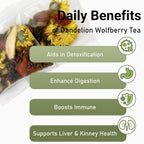 Dandelion Wolfberry Tea for detox