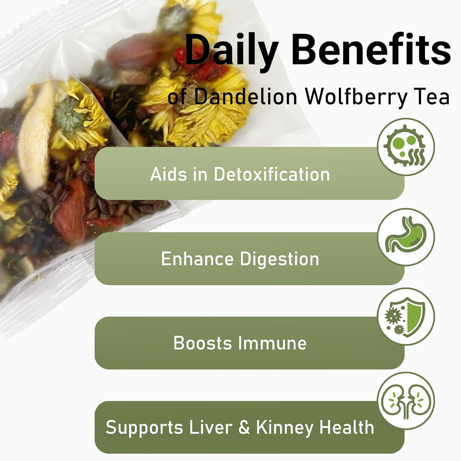 Dandelion Wolfberry Tea for detox