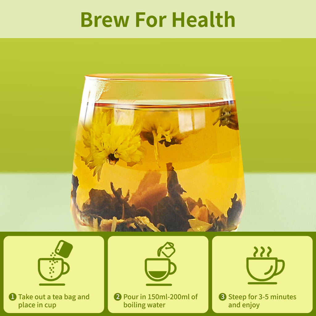 dandelion wolfberry tea for digestion