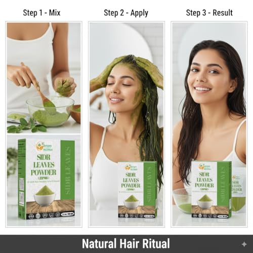 Dandruff control with Sidr powder