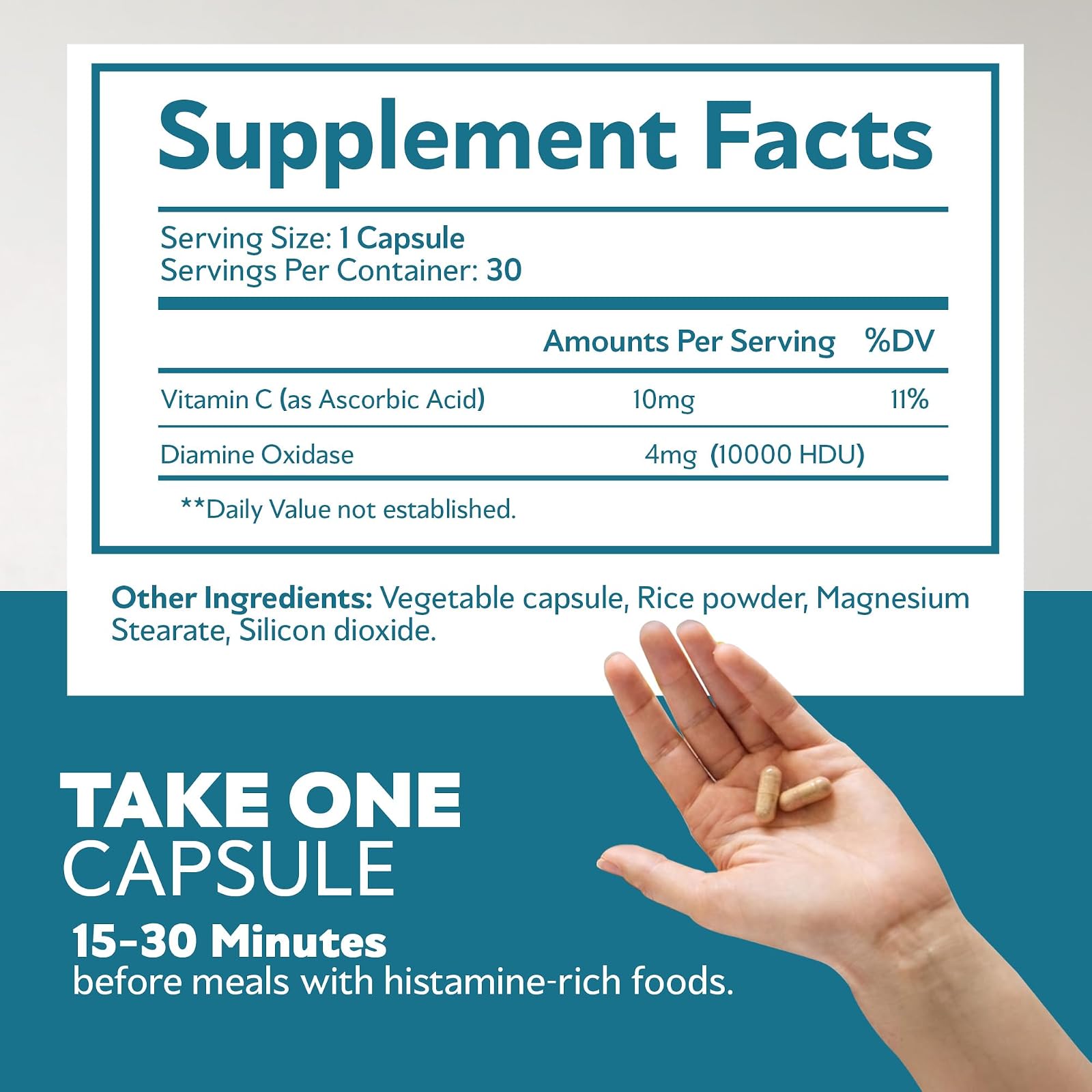DAO enzymes for digestive comfort