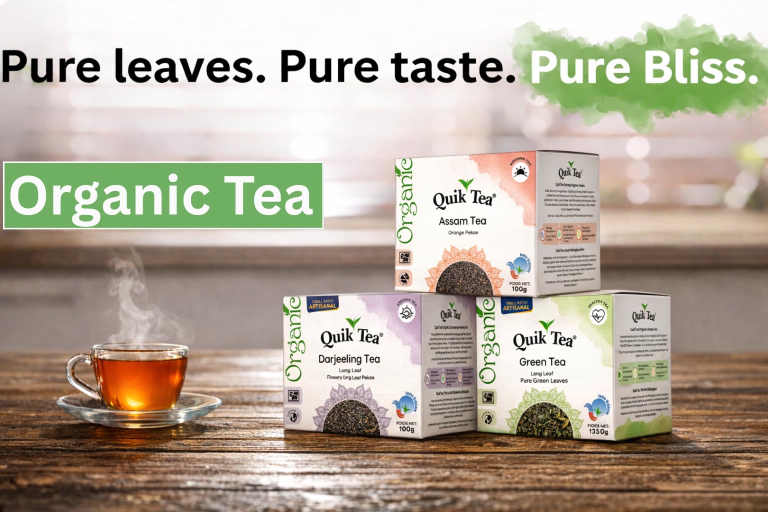 Darjeeling tea with aromatic notes