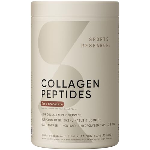 dark chocolate collagen peptides powder