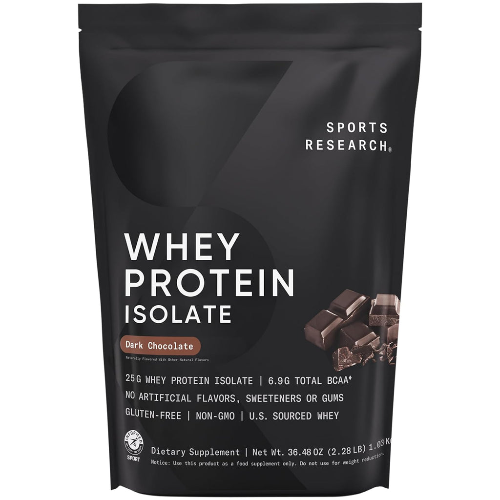 Dark chocolate whey protein isolate