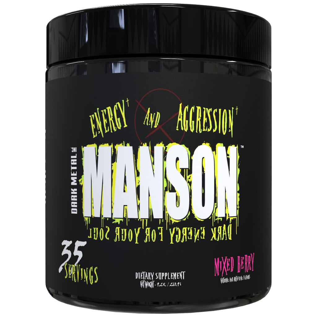 Dark Metal Manson pre-workout powder