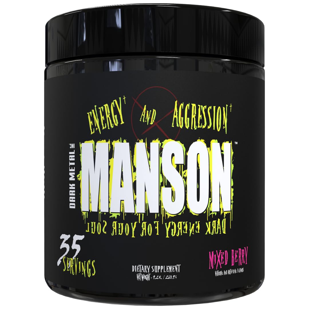Dark Metal Manson pre-workout powder