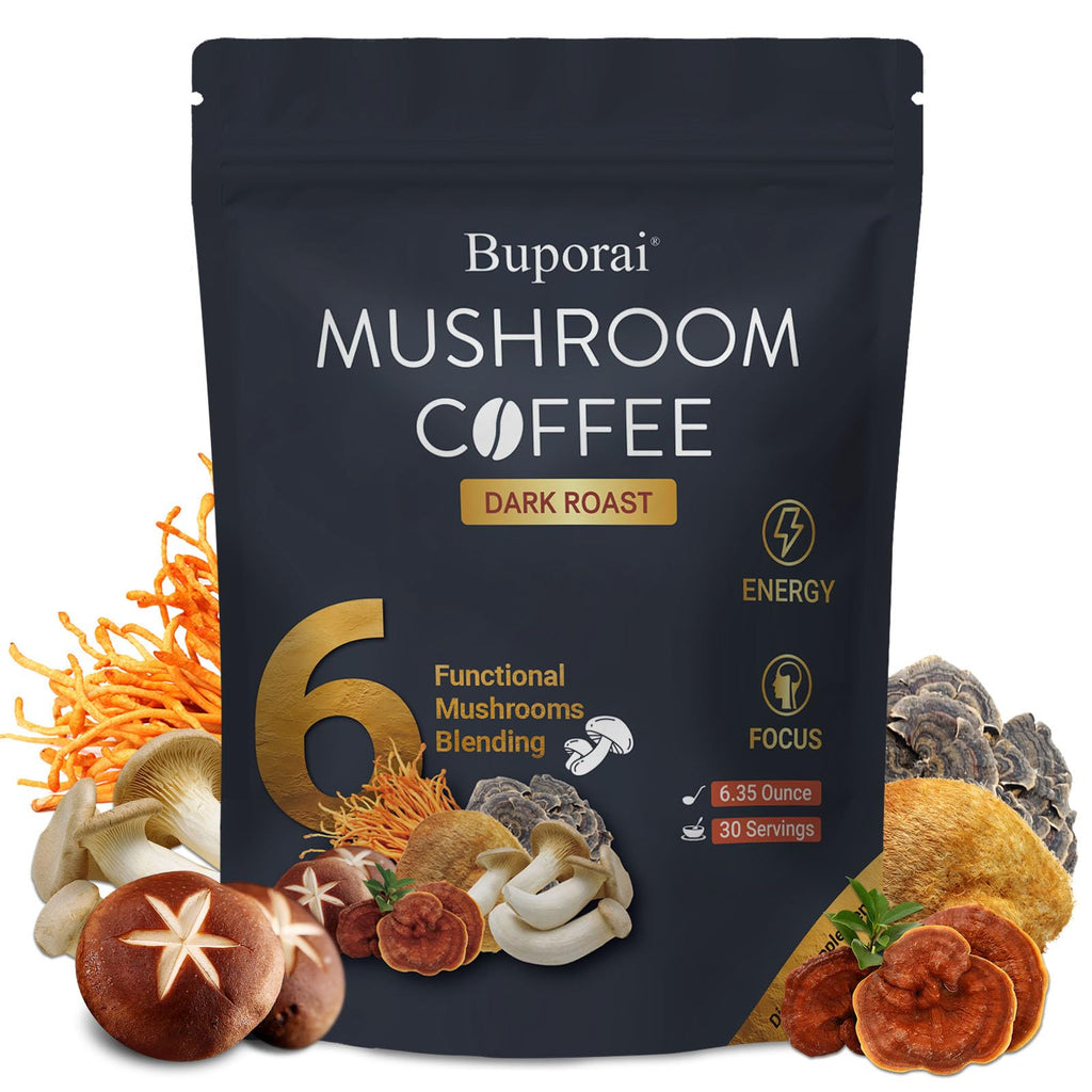 dark roast mushroom coffee blend