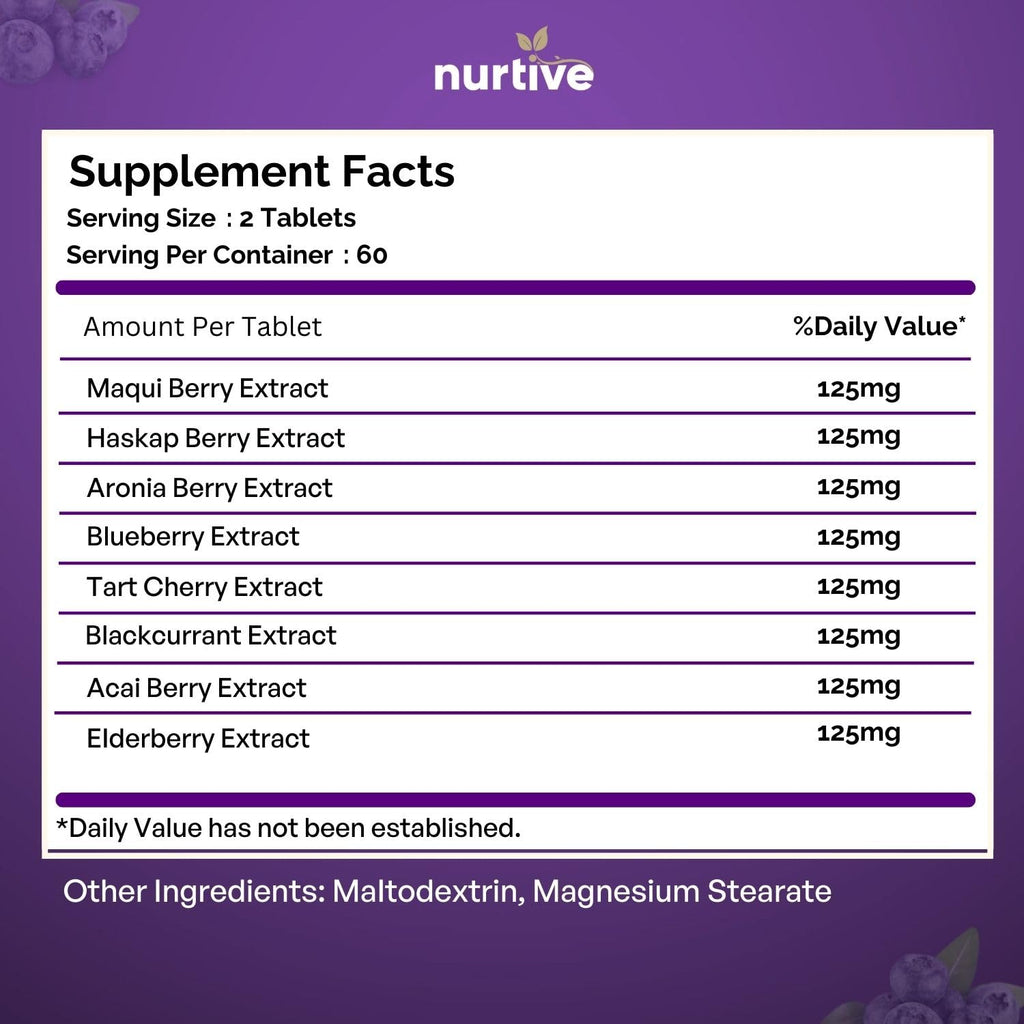 Darkberry Fusion 120 tablets for vitality