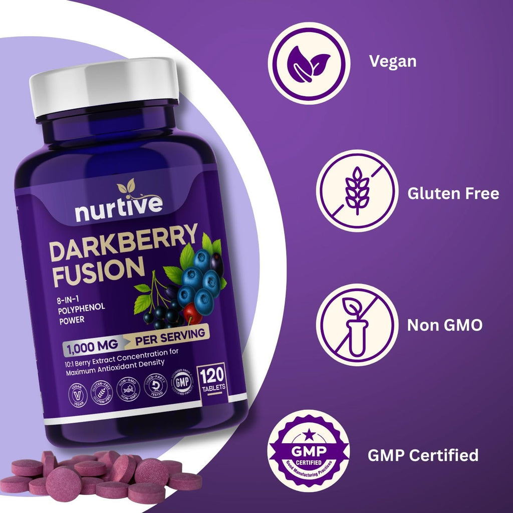 Darkberry Fusion natural wellness tablets