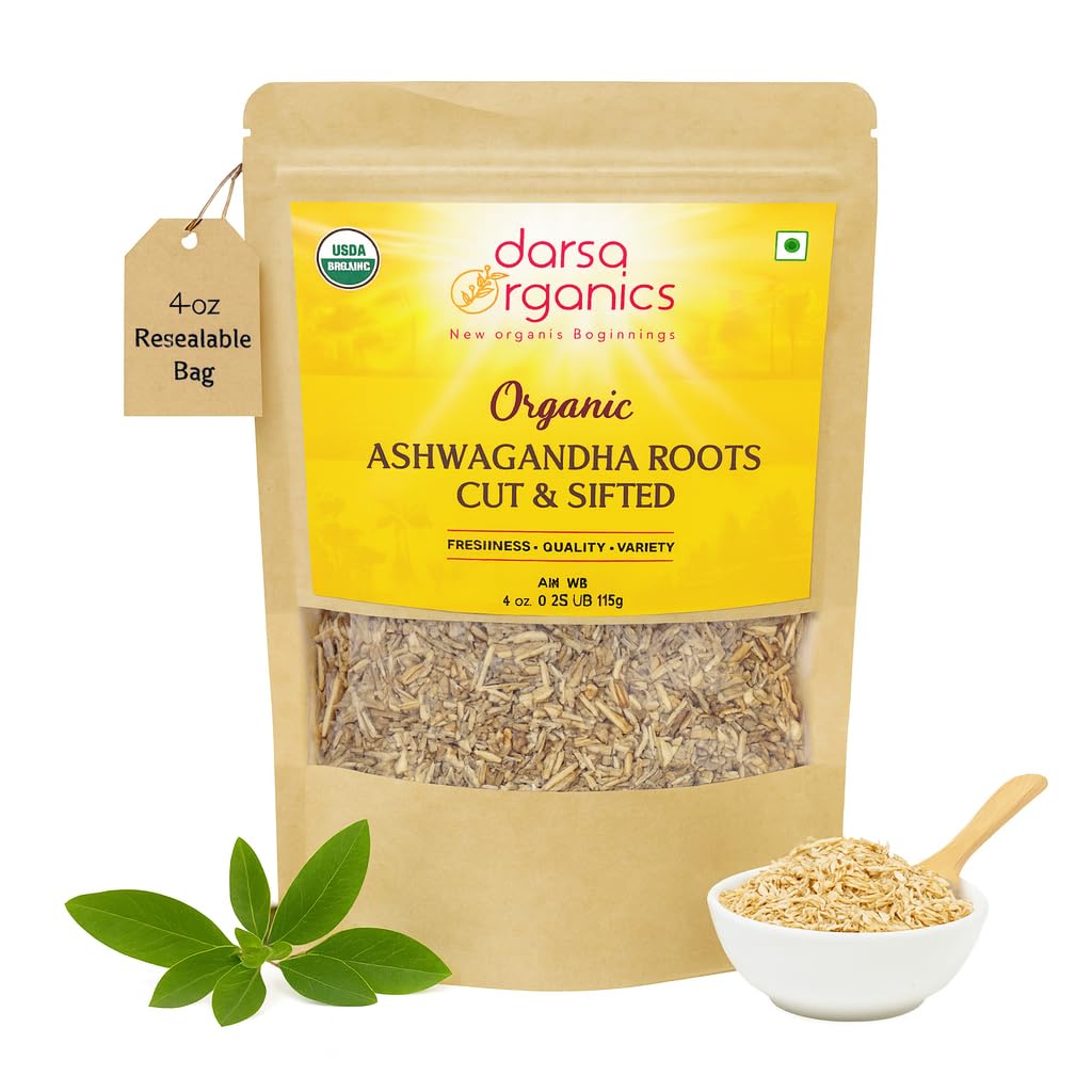 Darsa Organics ashwagandha root benefits