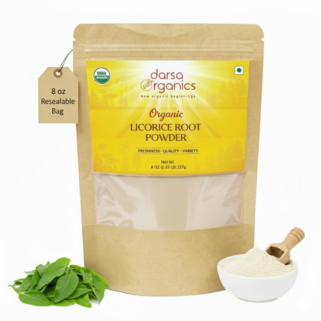 Darsa Organics licorice root powder benefits