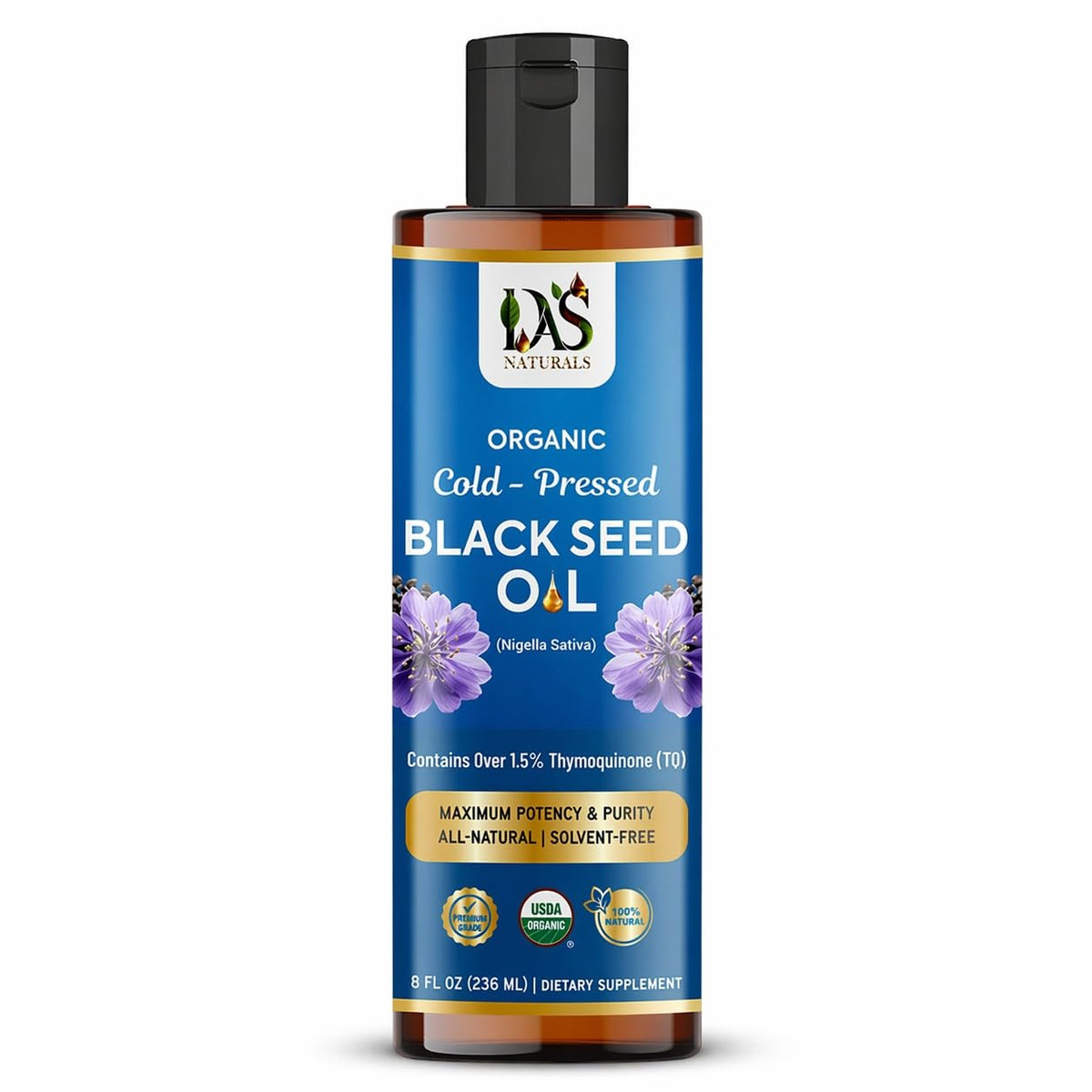 DAS Naturals organic black seed oil