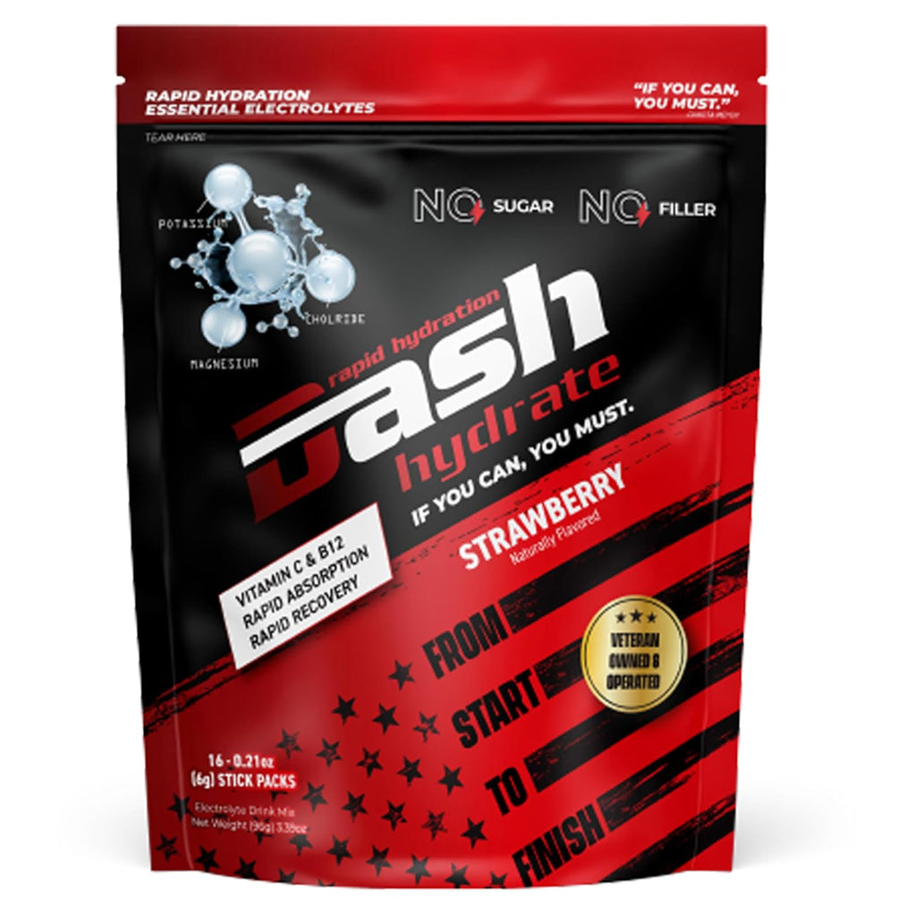 Dash electrolyte drink mix packets