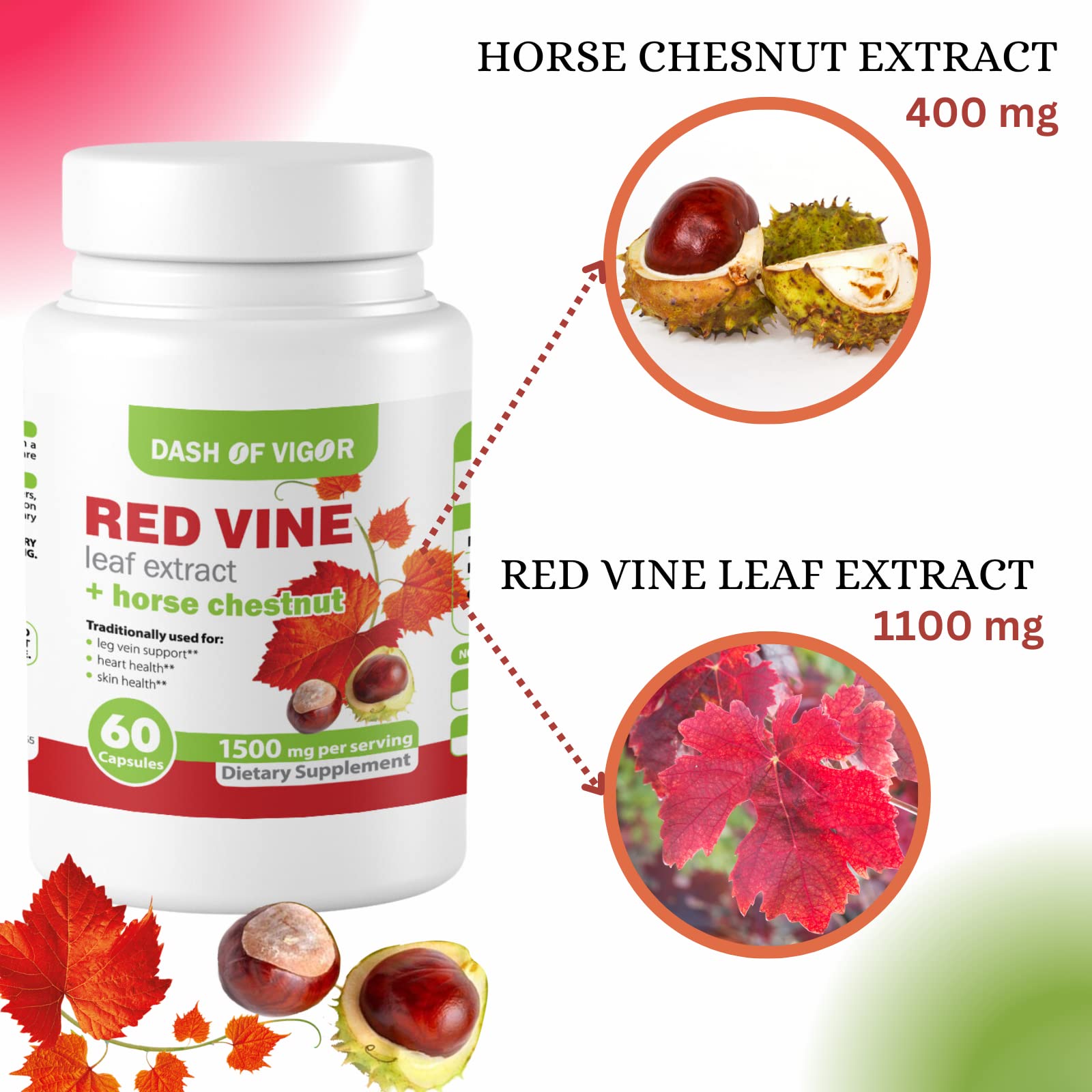 Dash of Vigor capsules for vitality