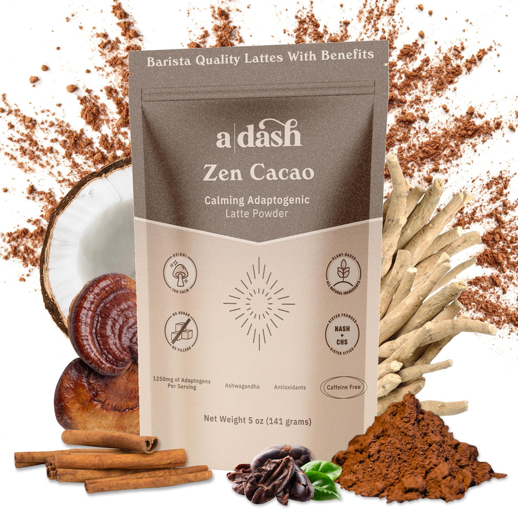 Dash Zen Cacao Latte benefits