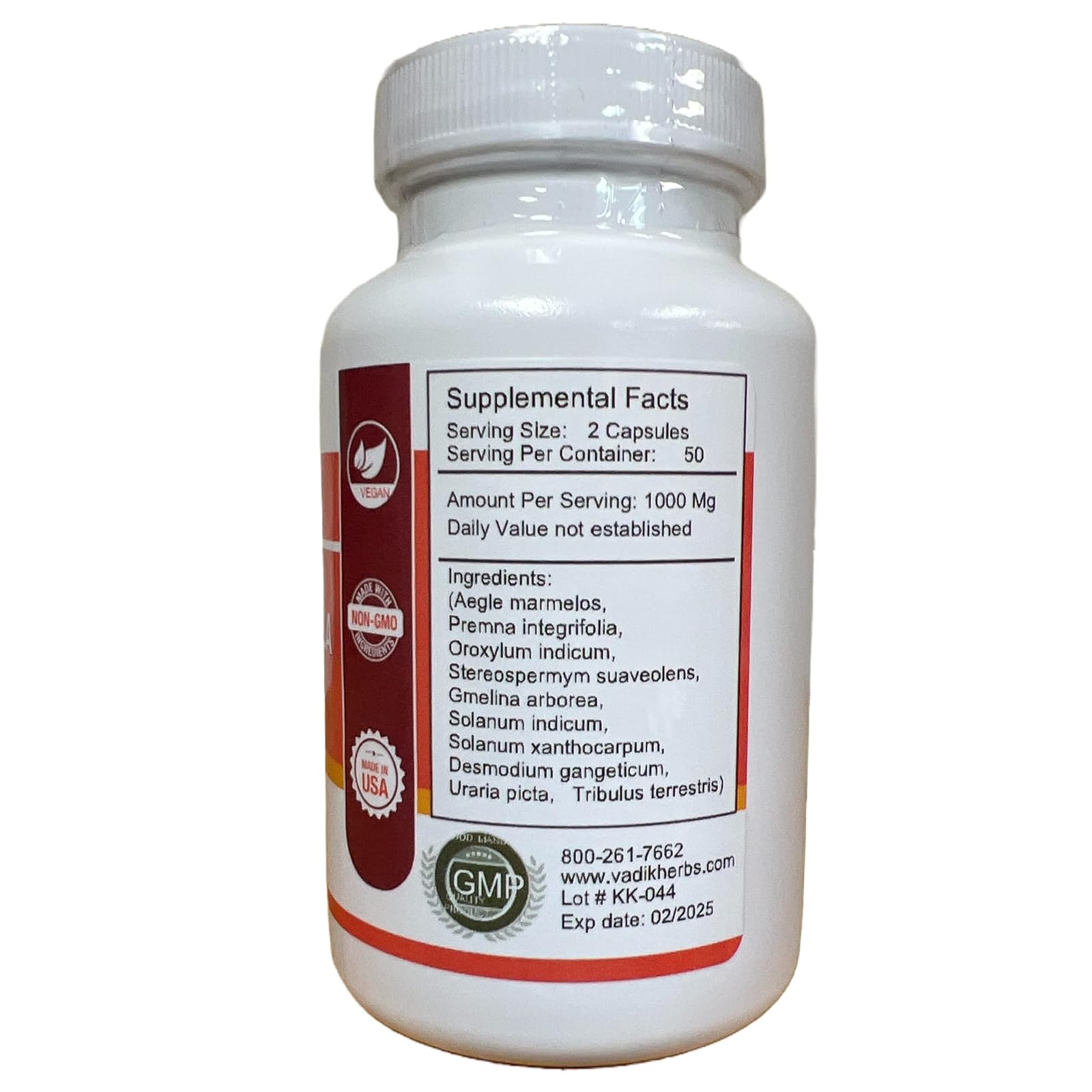 Dashmoola vegicaps for wellness