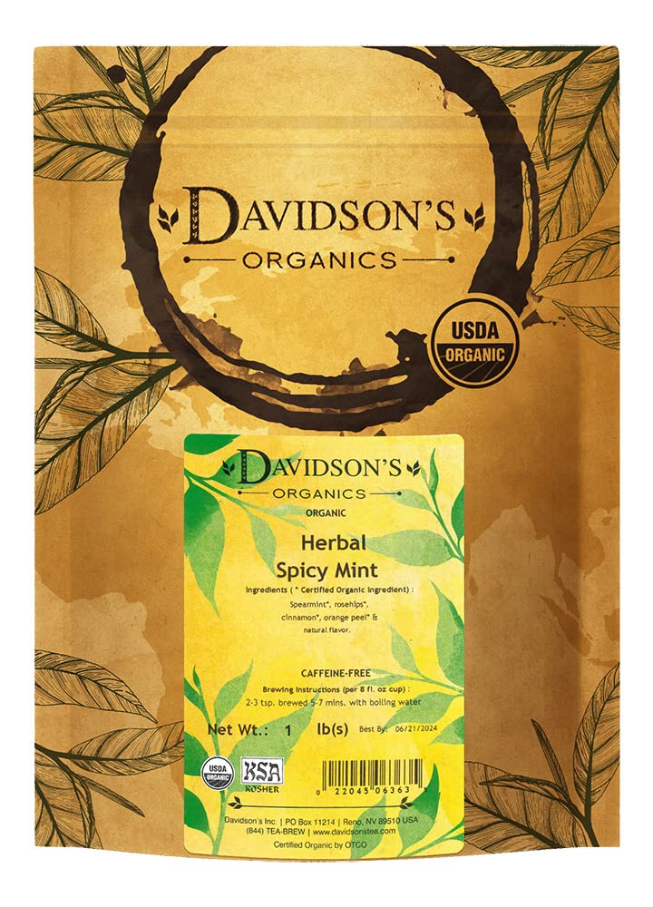 Davidson's herbal spicy mint tea