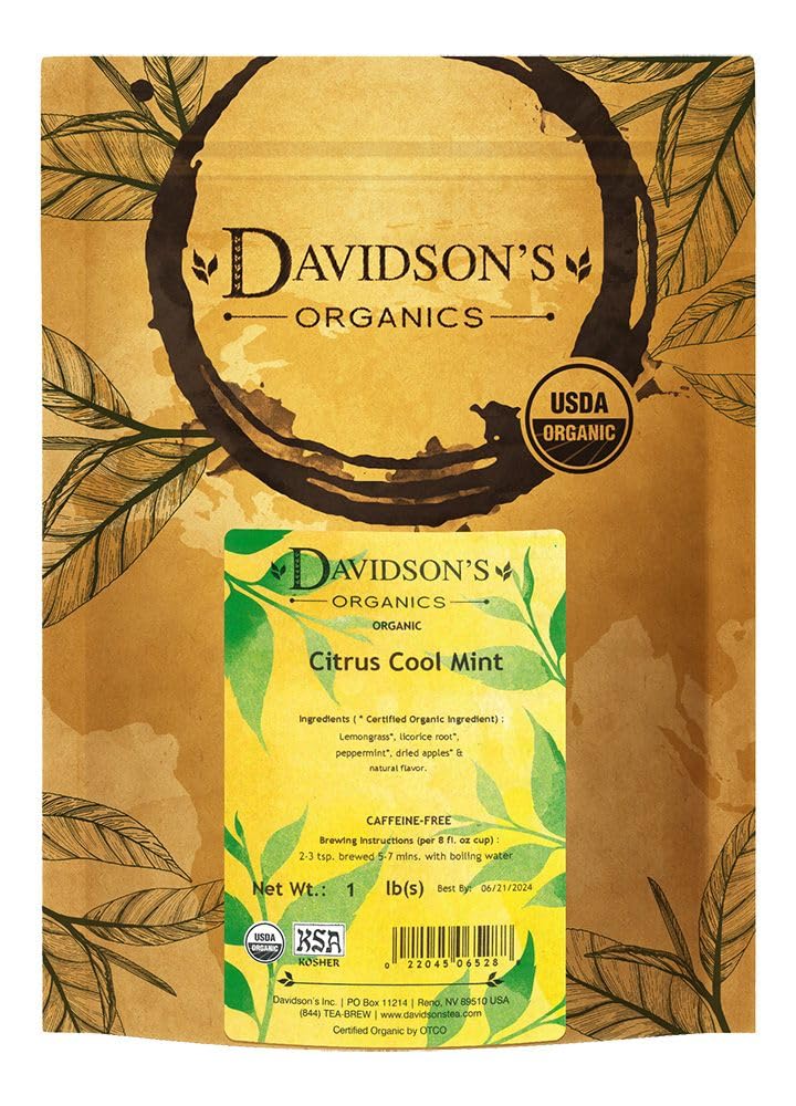 Davidson's Organics Citrus Cool Mint herbal tea