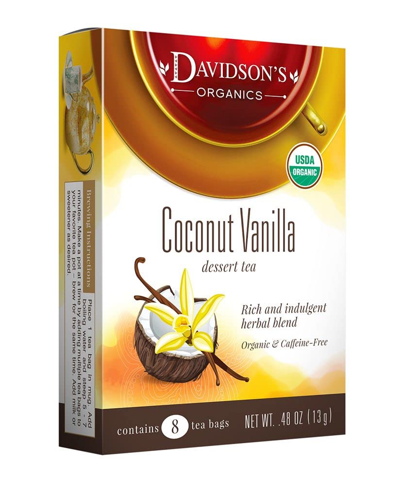 Davidson's Organics coconut vanilla herbal tea