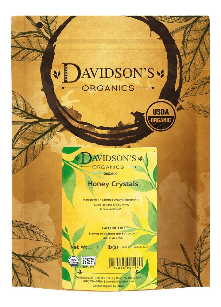 Davidson's Organics honey crystals for tea