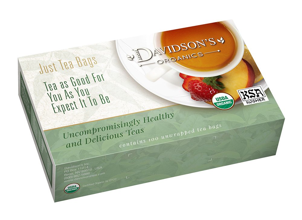 Davidson's Organics yerba mate tea bags