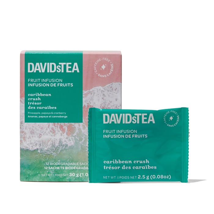 DAVIDsTEA Caribbean Crush herbal tea bags