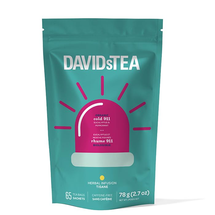 DAVIDsTEA Cold 911 herbal tea bags